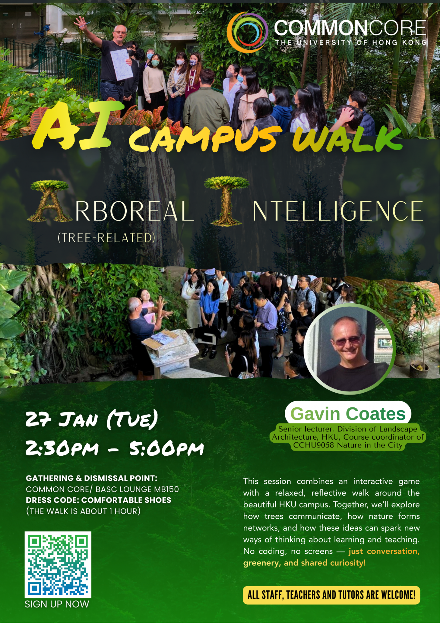 ARBOREAL INTELLIGENCE Campus Walk | HKU Common Core